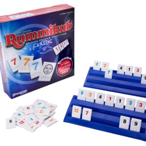 Pressman Rummikub - The Original Rummy Tile Game | Exciting Family Game of Strategy and Luck | Promotes STEM Skills | For Kids, Teens, Adults | 2-4 Players, Ages 8+