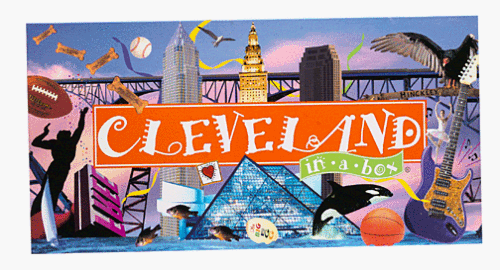 Late for the Sky Cleveland-opoly - City in a Box Board Game