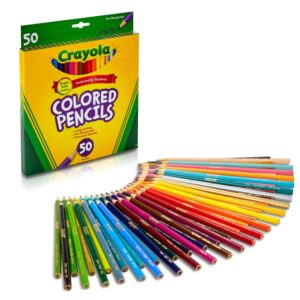 Crayola Colored Pencils, 50 Count