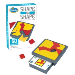 thinkfun shape by shape creative pattern logic game - ideal for ages 8 to adult | enhances logical reasoning | fun gameplay | boosts visual perception skills