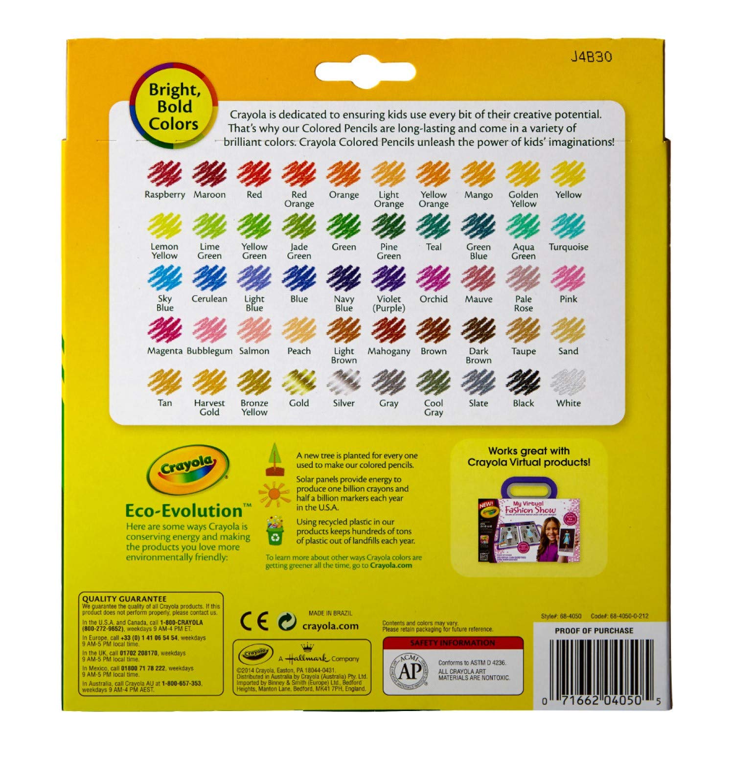 Crayola Colored Pencils, 50 Count