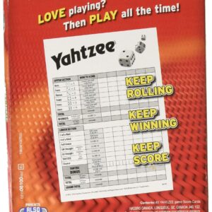 Yahtzee 80 Score Cards