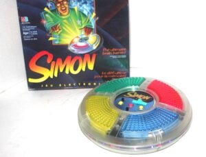 1994 vintage simon electronic game (clear body; full size)