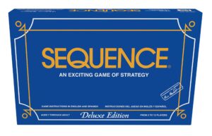 jax sequence - exciting game of strategy - deluxe edition, blue