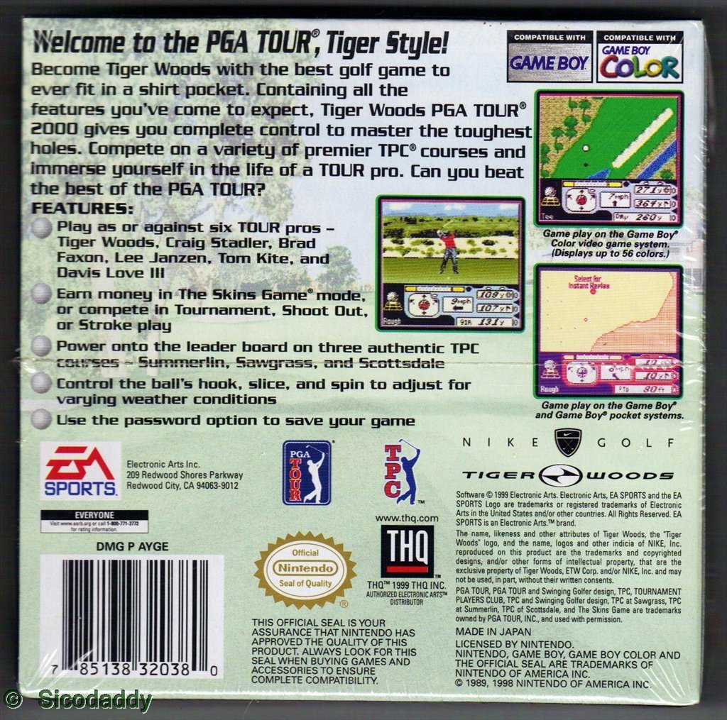 Tiger Woods PGA Tour 2000