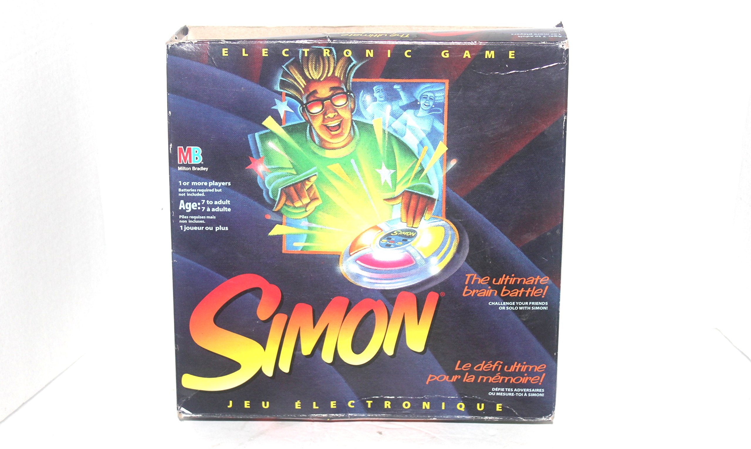 1994 Vintage Simon Electronic Game (Clear Body; Full Size)