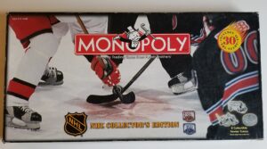 usaopoly nhl hockey collector's edition monopoly board game