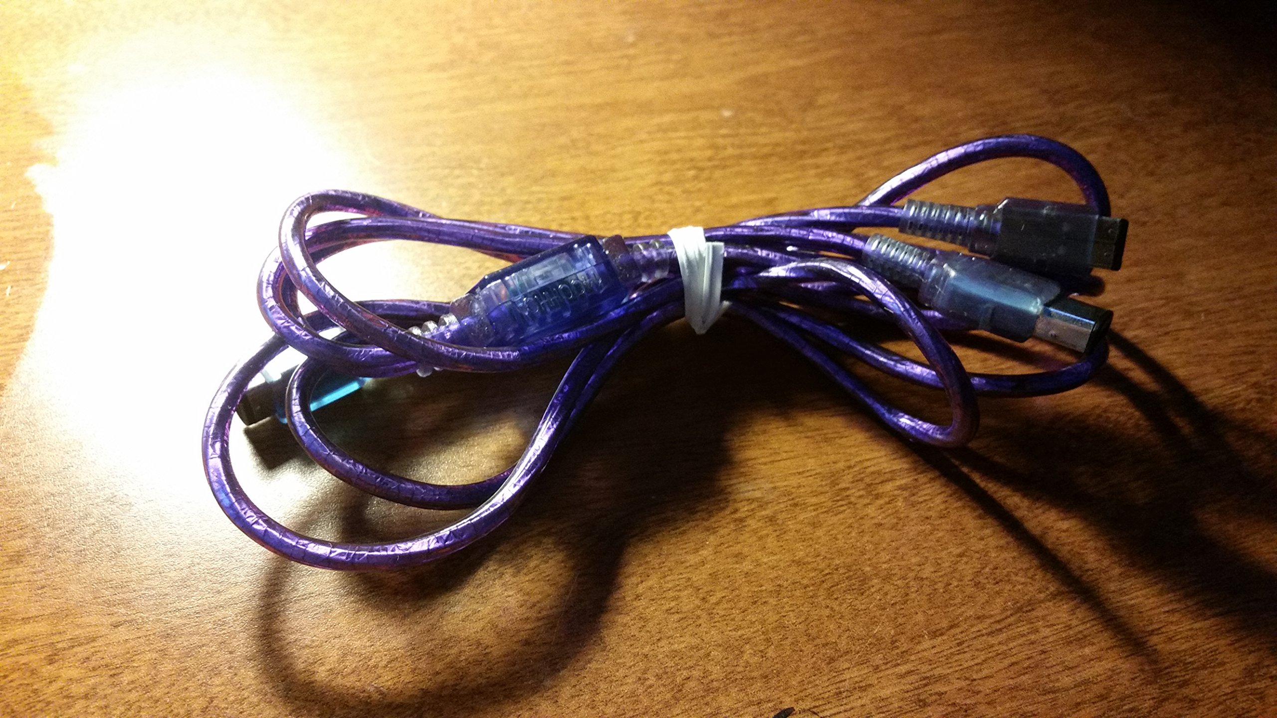 Pelican Link Cable in Purple Tint (Game Boy, Pocket Game Boy, Game Boy Color)