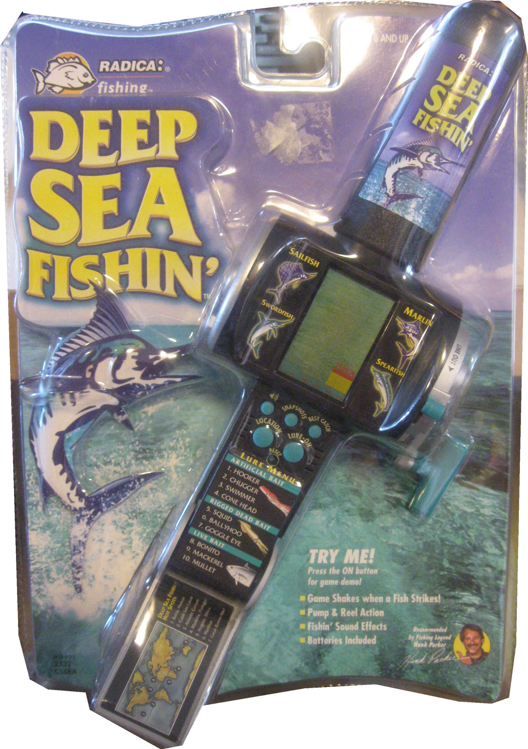 Mattel Handheld Deep Sea Fishin' Game