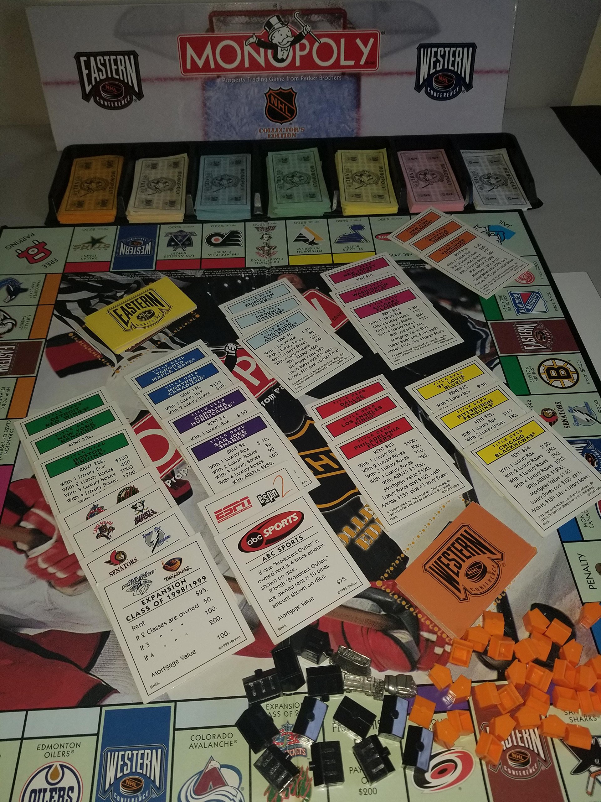 USAopoly NHL Hockey Collector's Edition Monopoly Board Game