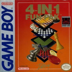 4 in 1 funpak - checkers, backgammon, chess, reversi (aka othello) fun pak