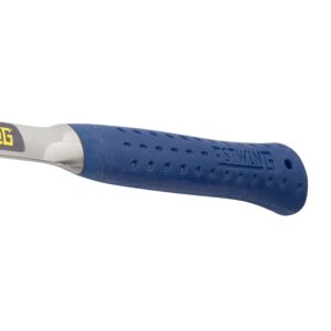 ESTWING Framing Hammer - 20 oz Straight Rip Claw with Milled Face & Shock Reduction Grip - E3-20SM