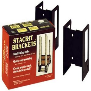 seymour 30-360 manufacturing fireplace log rack/bracket kit, black