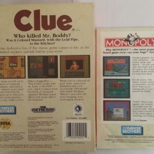 Clue - Sega Genesis