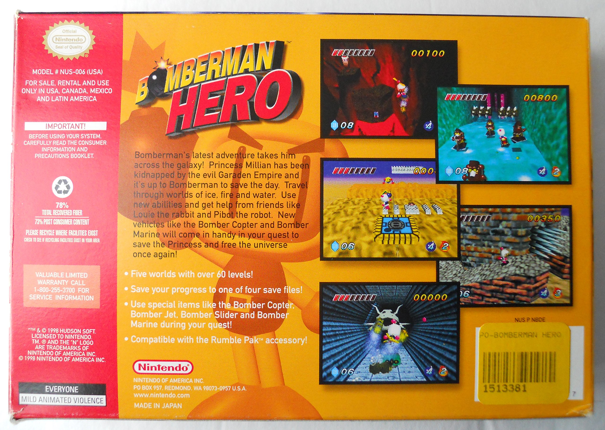 Bomberman Hero - Nintendo 64