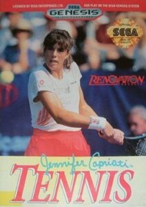 jennifer capriati tennis - sega genesis