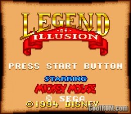 Mickey Mouse: Legend of Illusion - Sega Game Gear