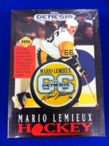 mario lemeiux hockey - sega genesis