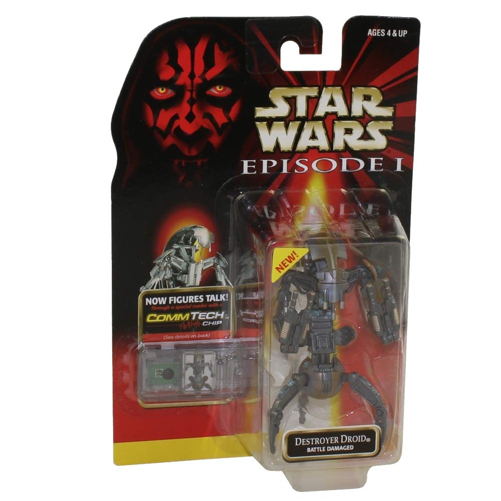 Star Wars Episode I Battle Damaged Destroyer Droid Action Figure