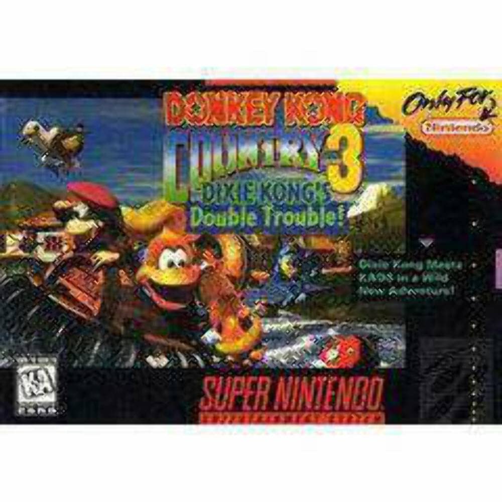 Donkey Kong Country 3: Dixie Kong's Double Trouble - Nintendo Super NES