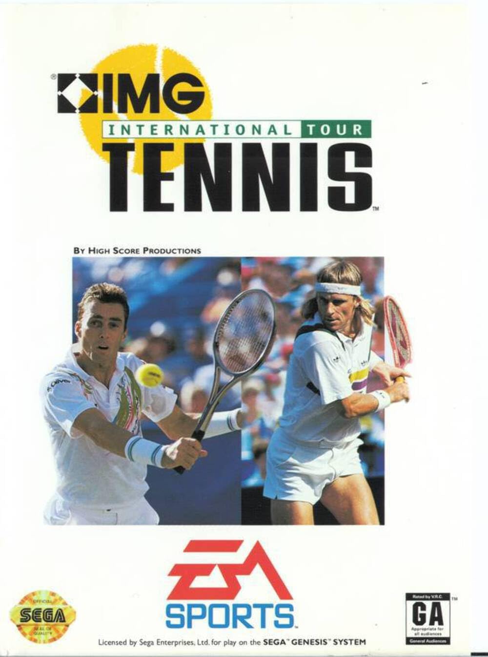 IMG International Tennis - Sega Genesis