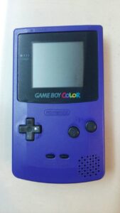 game boy color console in purple - japanese import