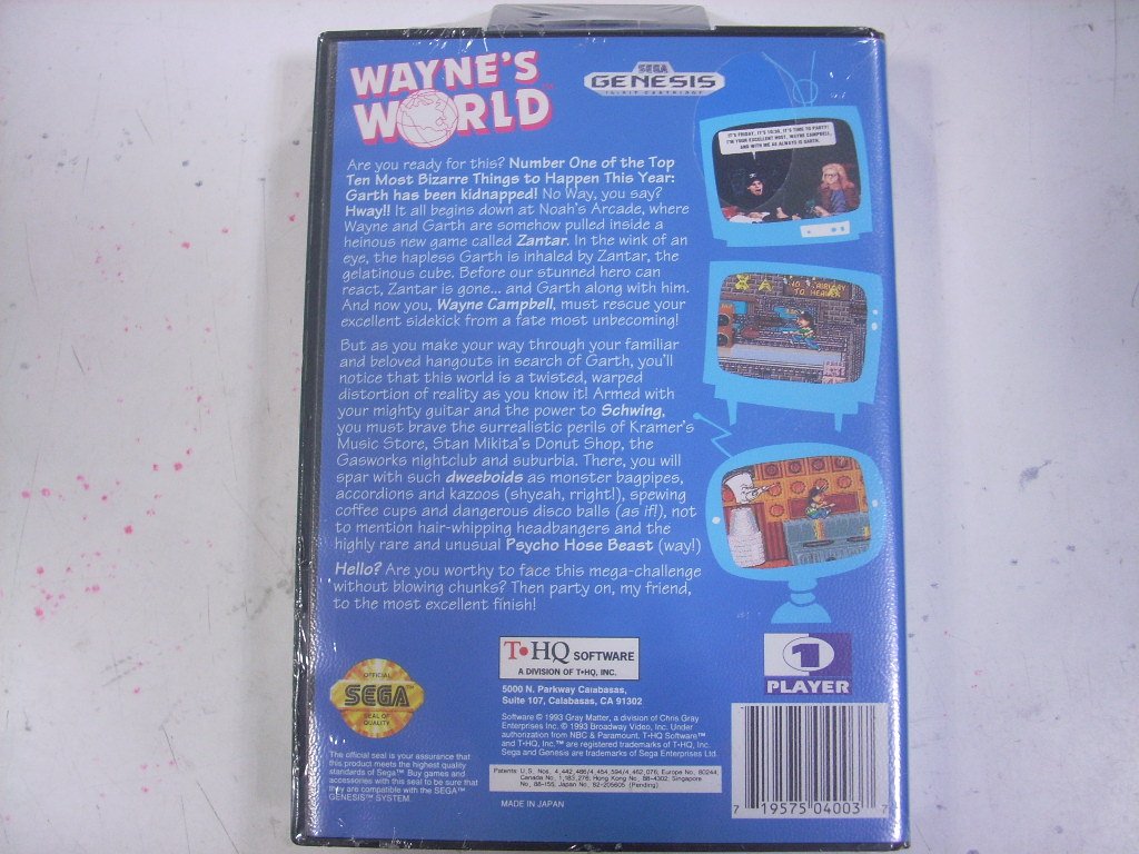 Wayne's World - Sega Genesis