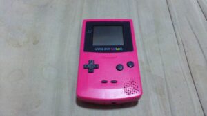 game boy color console in red - japanese import