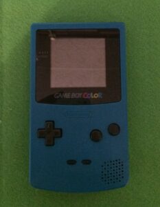 game boy color console in blue - japanese import