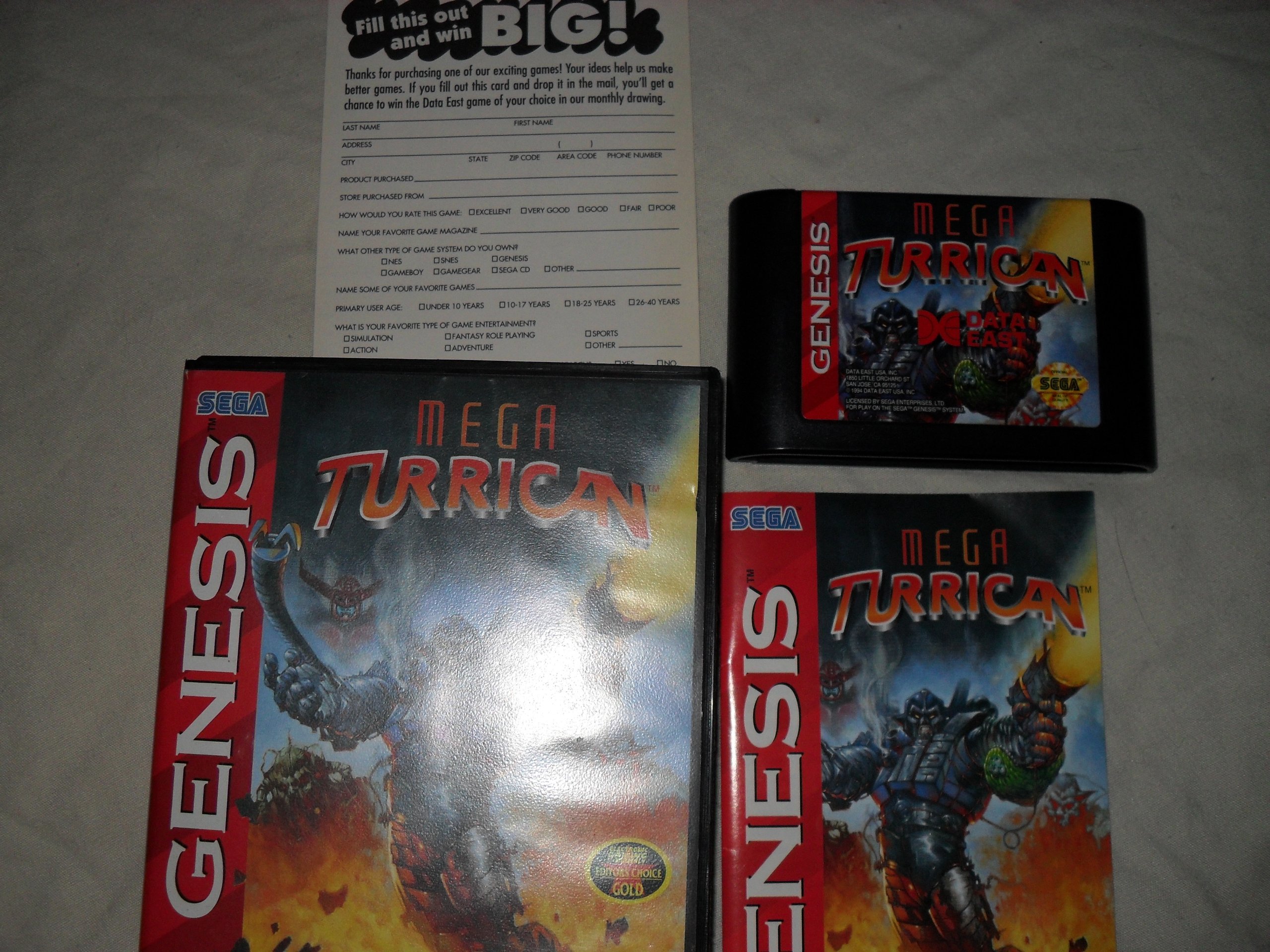 Mega Turrican - Sega Genesis