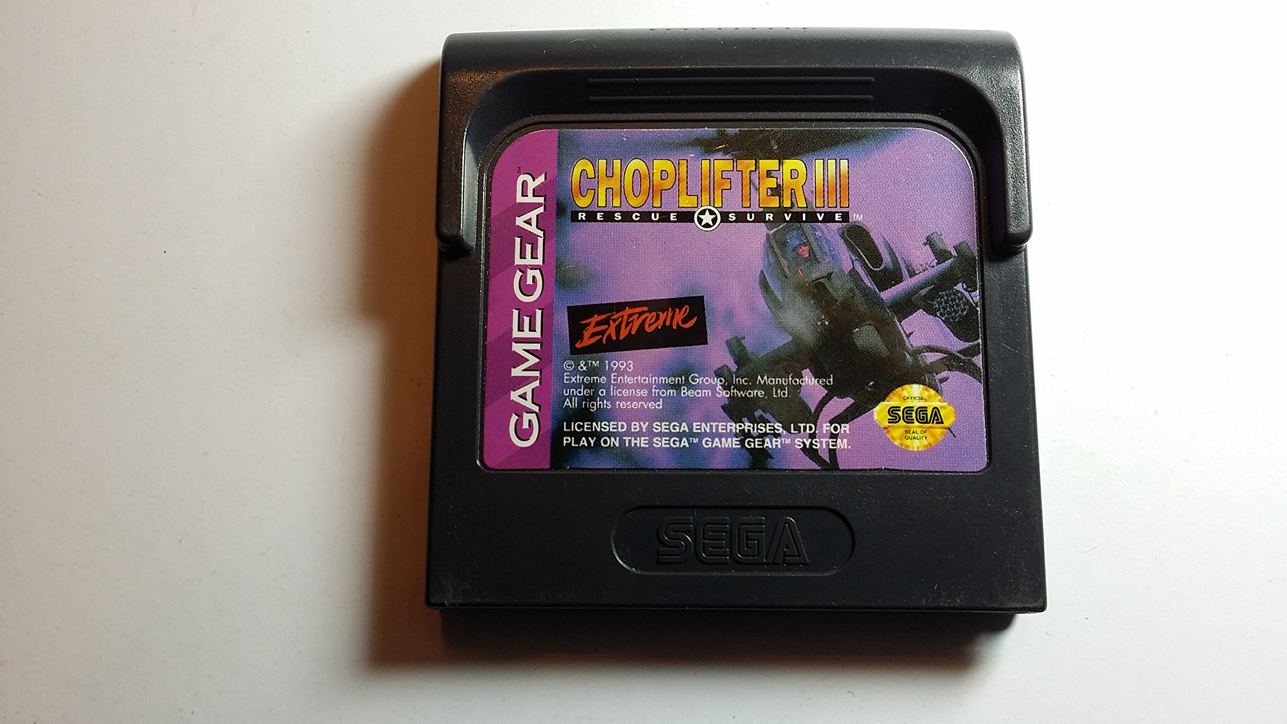 Choplifter III - Sega Game Gear