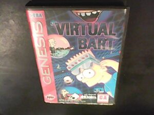 simpsons: virtual bart - sega genesis