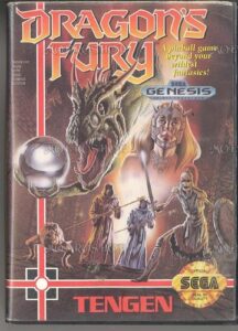 dragon's fury - sega genesis