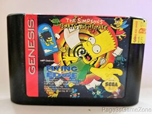 the simpsons: bart's nightmare - sega genesis