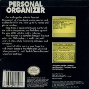 Personal Organizer