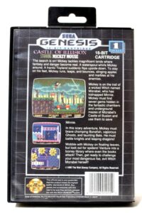 castle of illusion starring mickey mouse - sega genesis