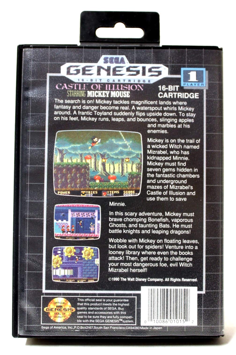 Castle of Illusion starring Mickey Mouse - Sega Genesis