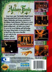 the addams family - sega genesis