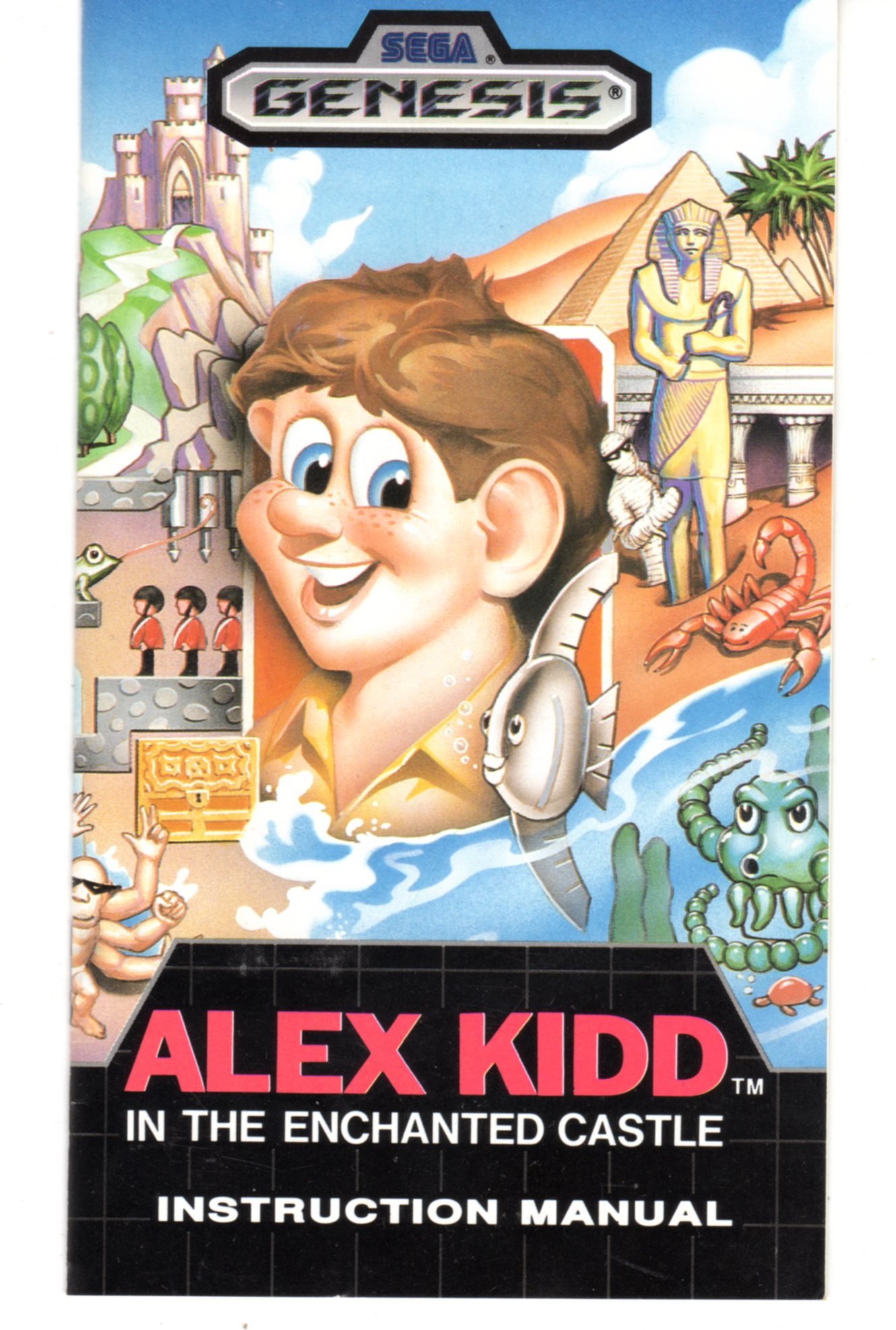 Alex Kidd In The Enchanted Castle - Sega Genesis