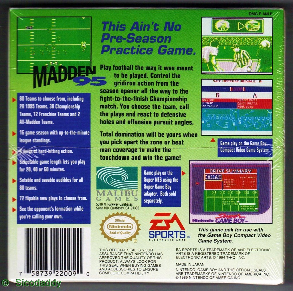 Madden 95 Football