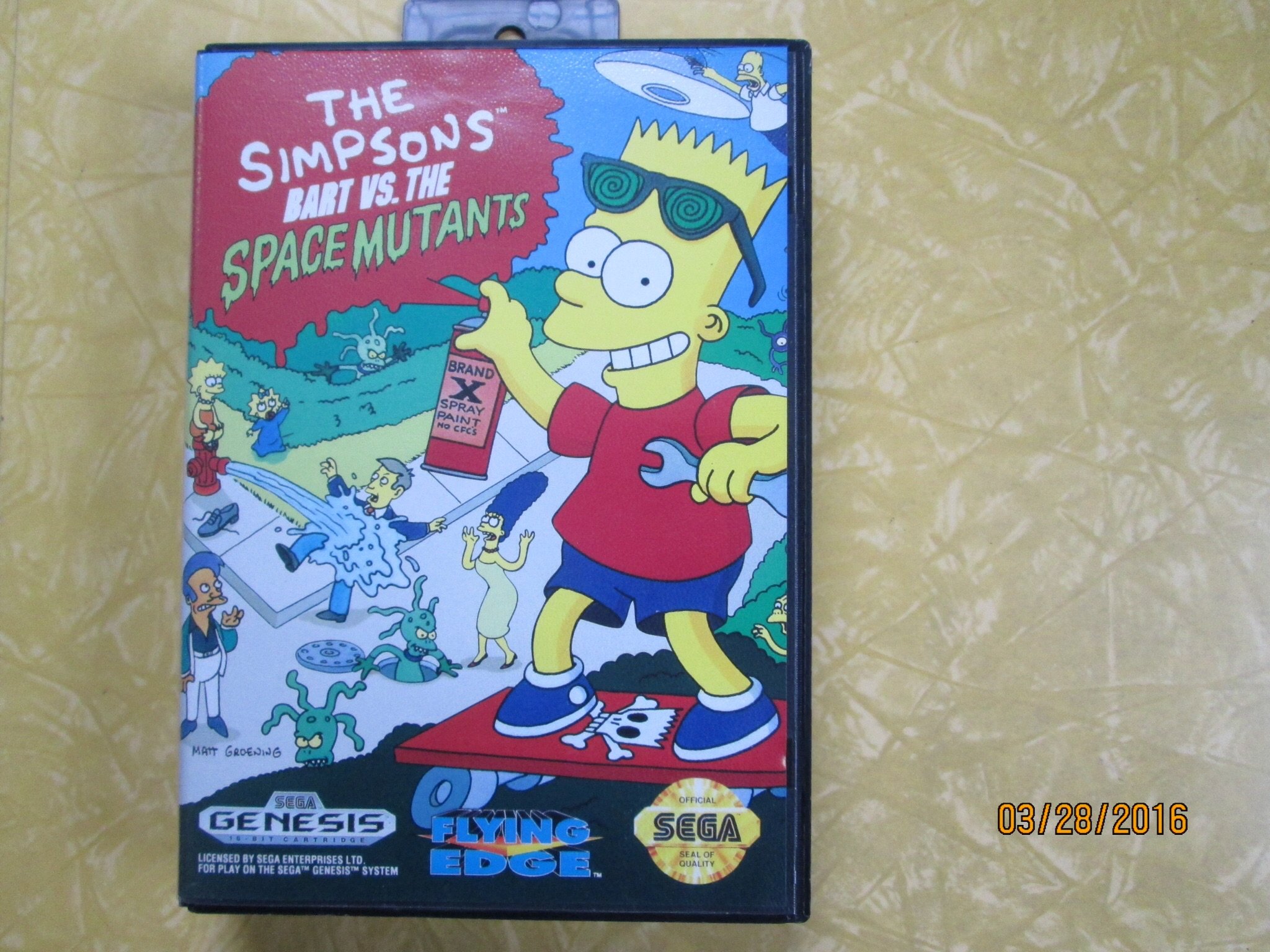 Simpsons: Bart vs. the Space Mutants - Sega Genesis