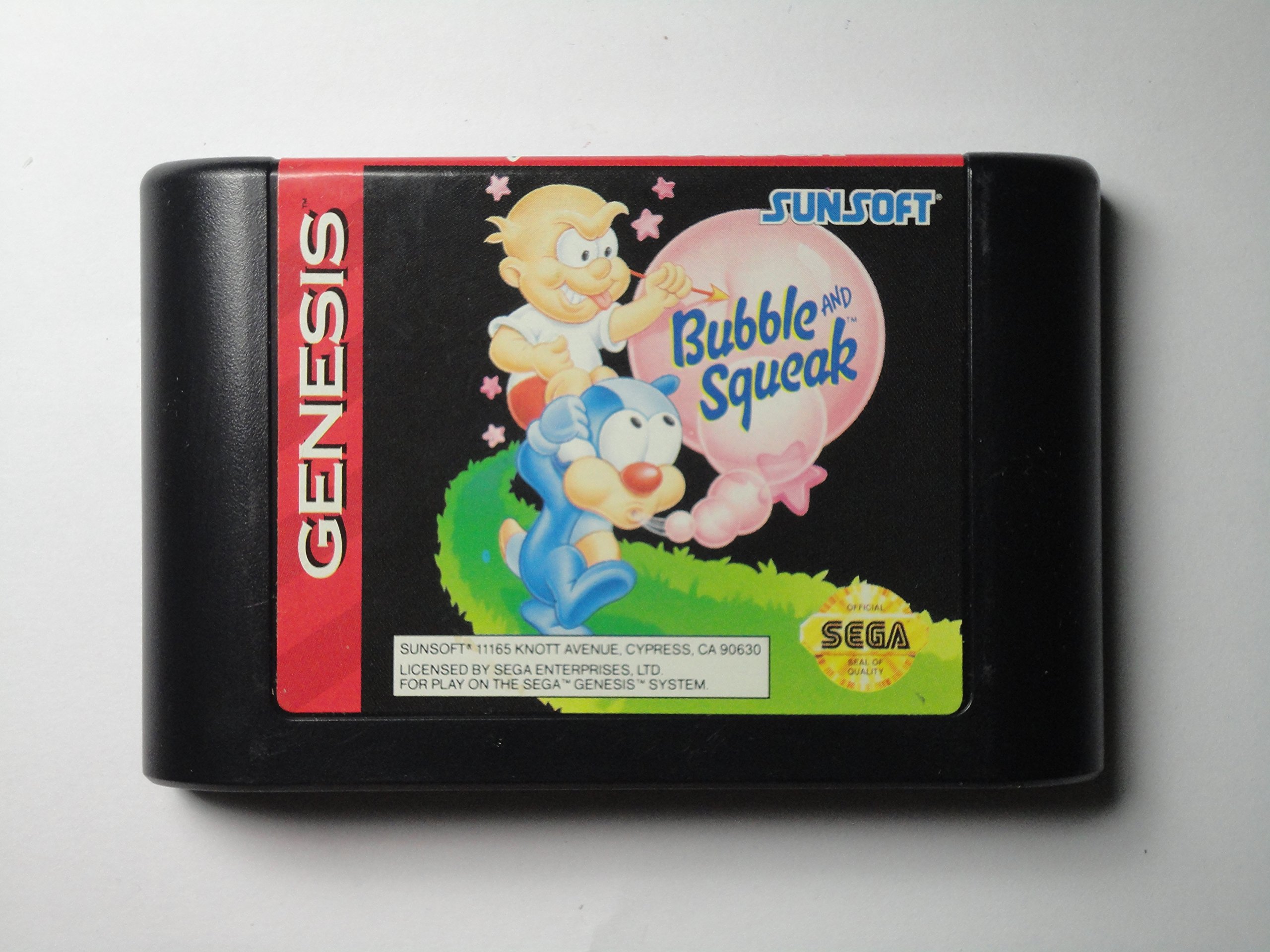 Bubble & Squeak - Sega Genesis