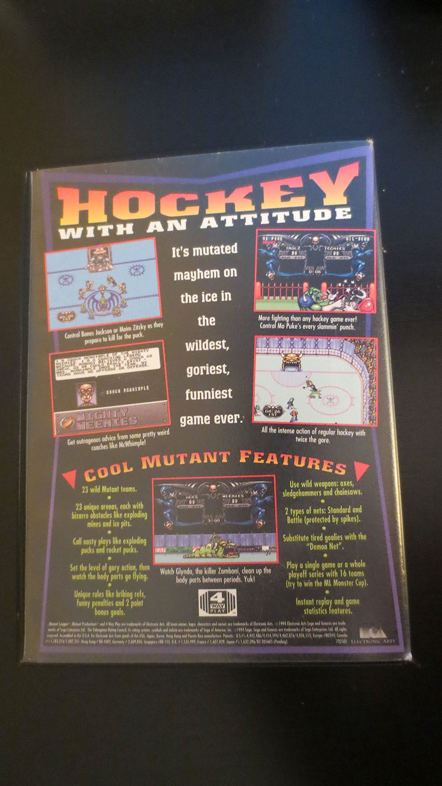 Mutant League Hockey - Sega Genesis