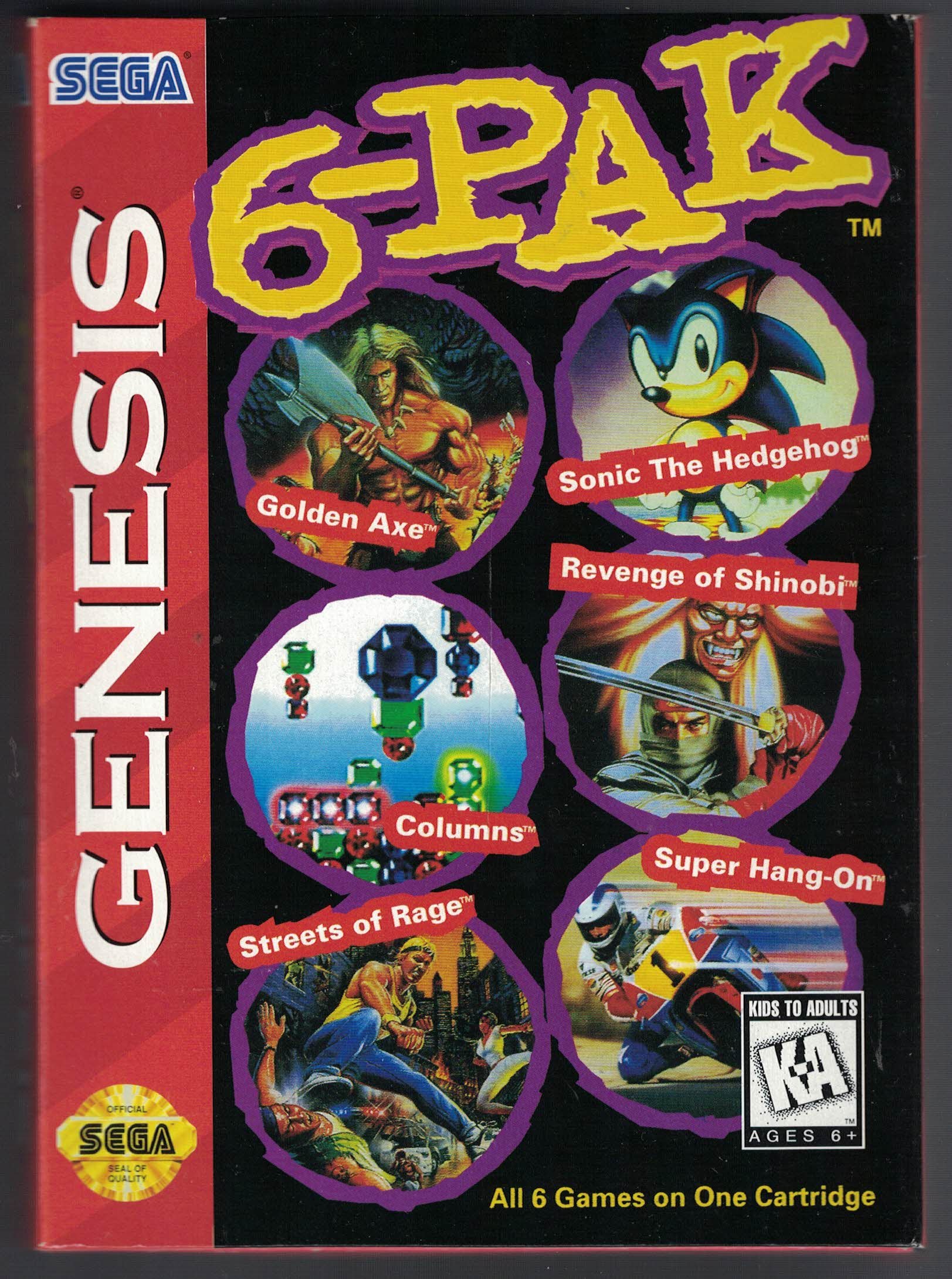 Sega Genesis 6-Pak