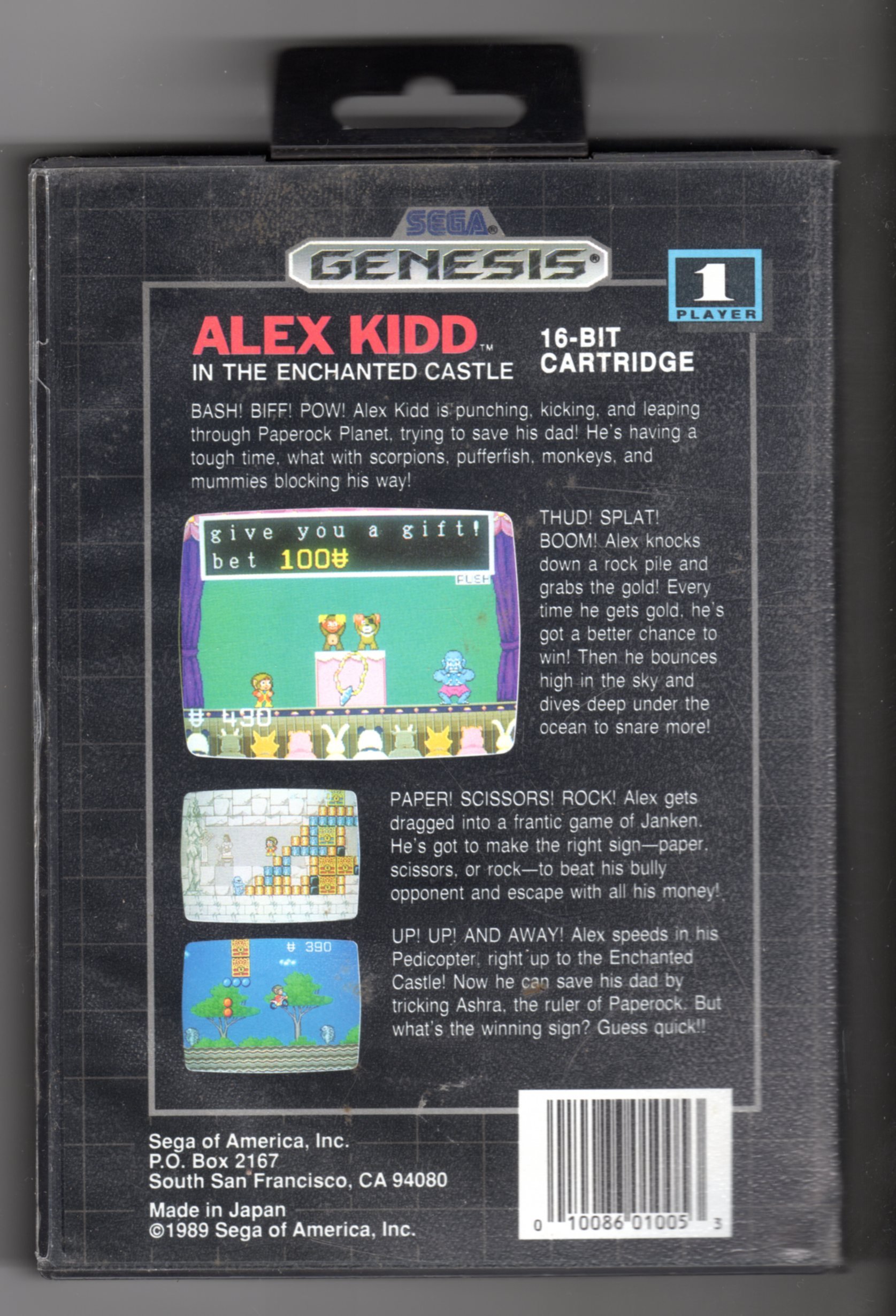 Alex Kidd In The Enchanted Castle - Sega Genesis