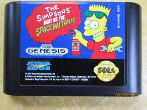 simpsons: bart vs. the space mutants - sega genesis