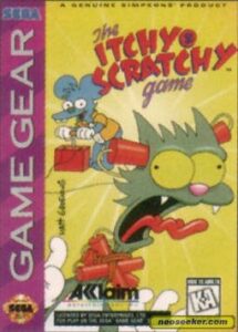 itchy & scratchy - sega game gear