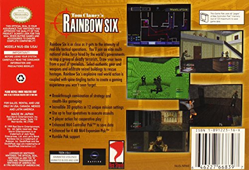 Tom Clancy's Rainbow Six - Nintendo 64