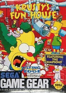 krusty's fun house - sega game gear