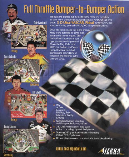 3-D Ultra Nascar Pinball